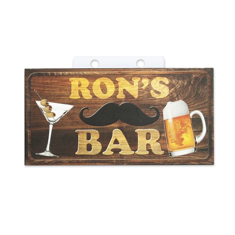 Artique Bar Sign – Ron’s Bar – Bella Casa Gifts & Collectables
