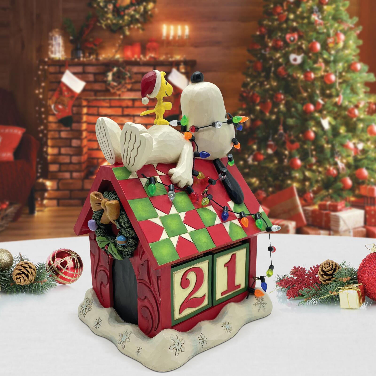 Peanuts by Jim Shore - Snoopy & Woodstock Countdown Calendar – Bella ...
